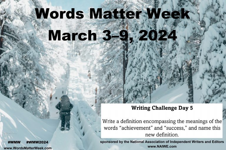 WMW 2024 Writing Challenge Day 5